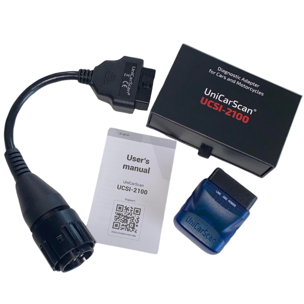 Motoscan Diagnostic Kit for BMW Motorcycles With Hard Shell Storage Case