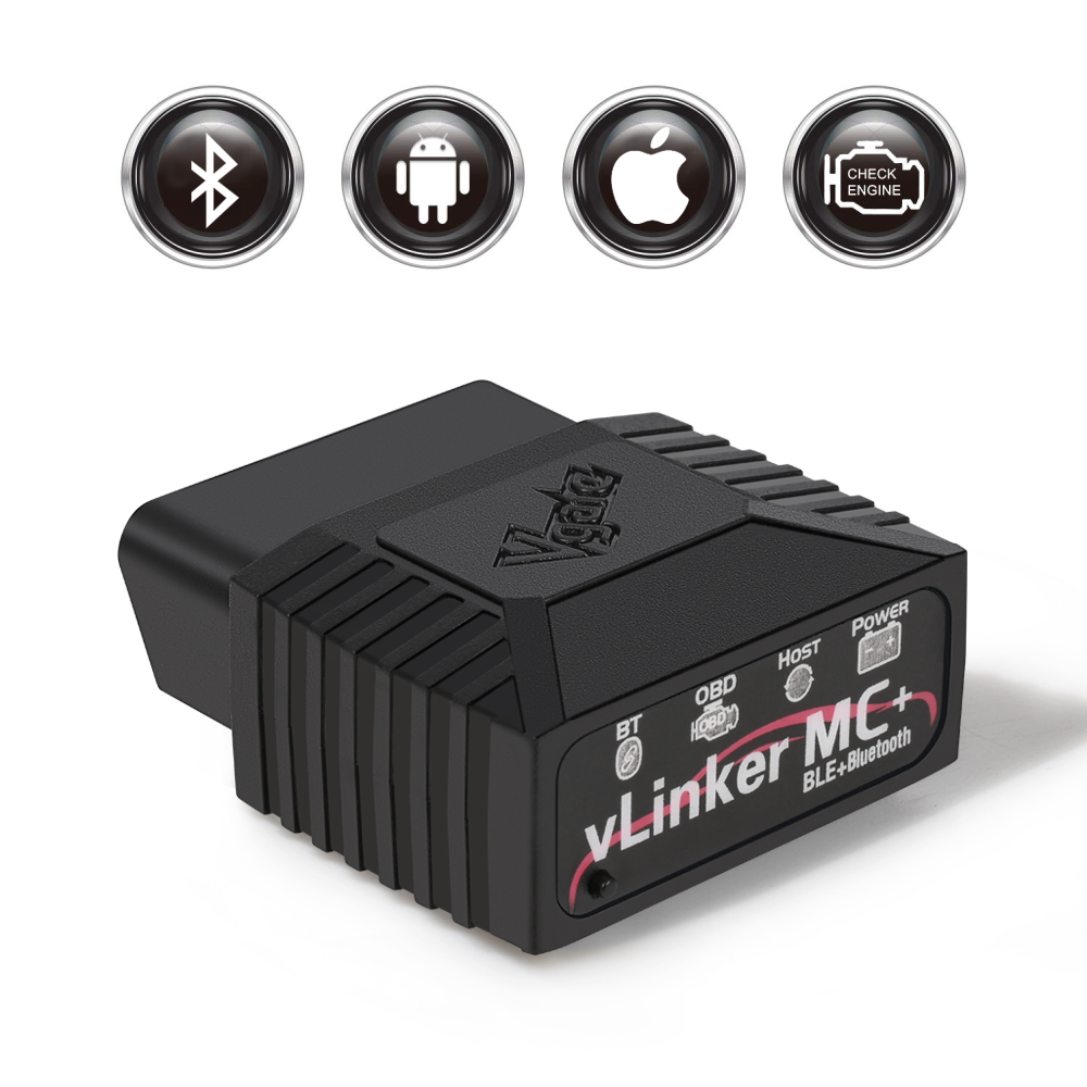 Vgate vLinker MC+ Bluetooth OBD Diagnostic Scanner for iOS, Android and ...